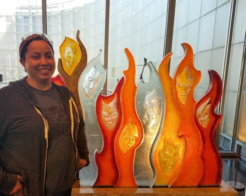 Spotlight on Lummi glass artist Raya Friday - Whatcom Museum